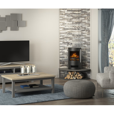 Flare Tunstall Freestanding Electric Cylinder Stove | Wayfair.co.uk