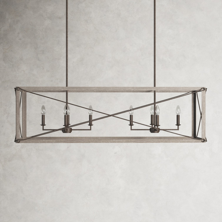 Birch Lane™ Agnes 8 - Light Kitchen Island Rectangle Pendant & Reviews ...