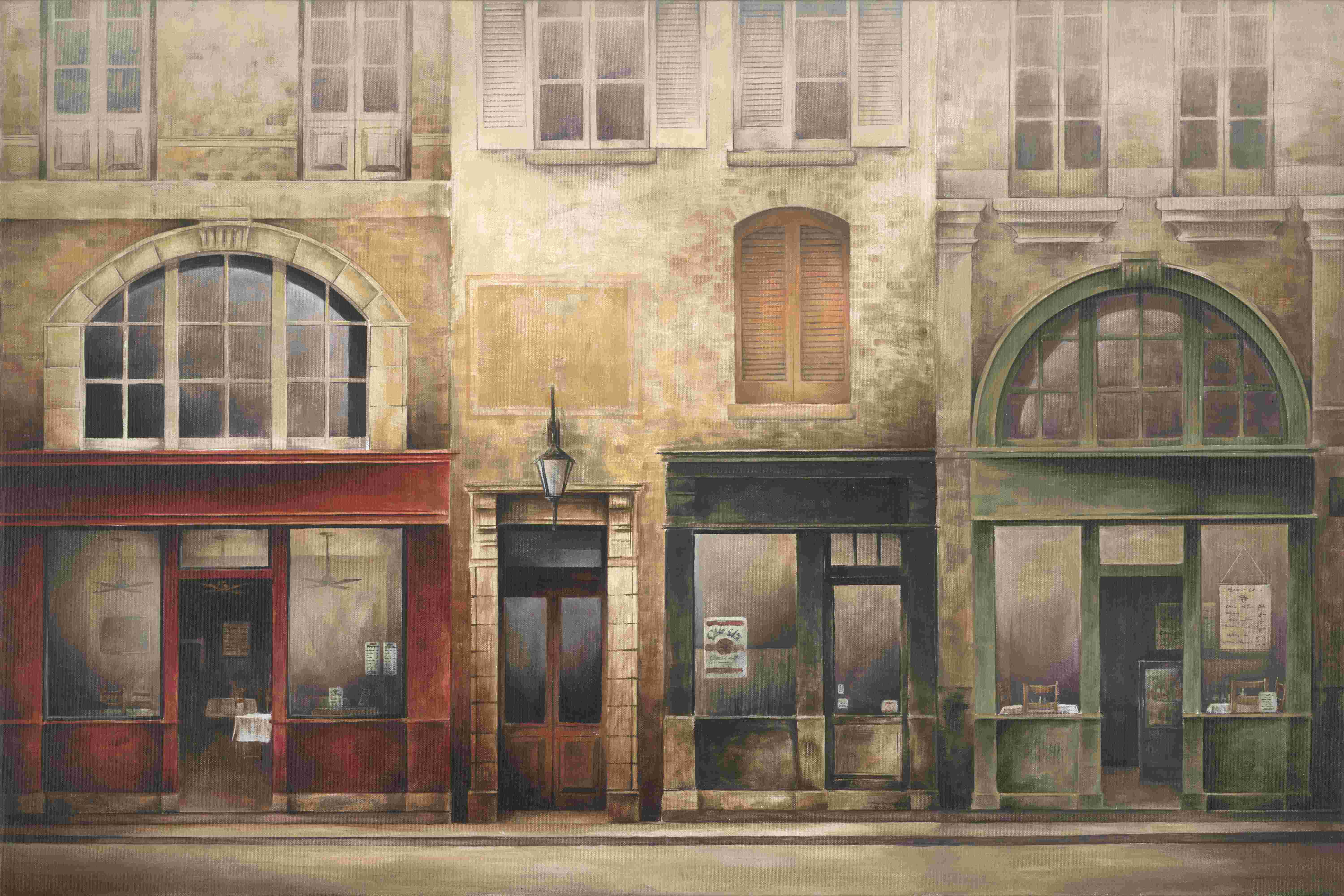 Winston Porter European Storefronts - Wrapped Canvas Photograph | Wayfair