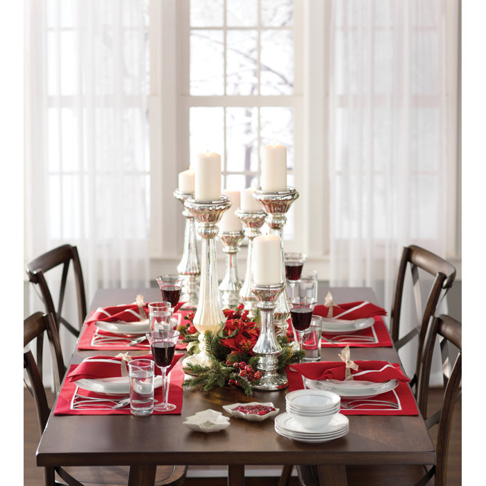The Holiday Aisle® Poinsettia Centerpiece & Reviews | Wayfair