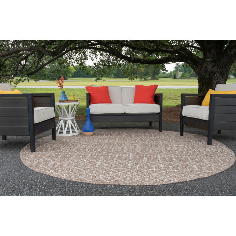 Union Rustic Bourke Machine Woven / Power Loomed Taupe (Beige/Cream ...