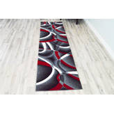 Ivy Bronx Mccampbell Performance Purple/Gray/White Rug & Reviews | Wayfair