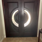 Door Destination Pre-Hung Exterior Ready to install Front Wood Mahogany ...