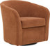Wade Logan® Anrea Upholstered Swivel Barrel Chair & Reviews | Wayfair