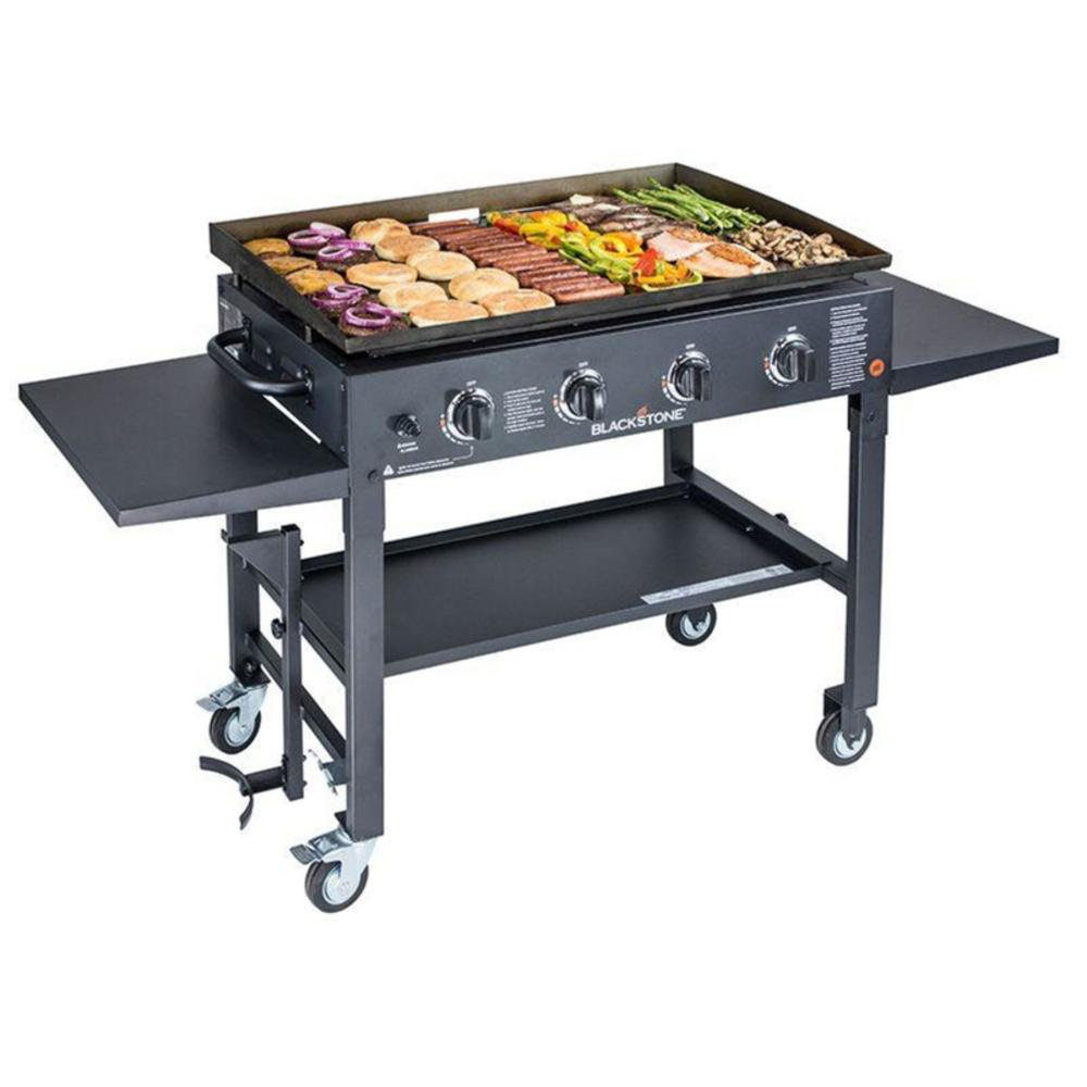 Blackstone 4 Burner Flat Top Liquid Propane 60000 BTU Gas Grill
