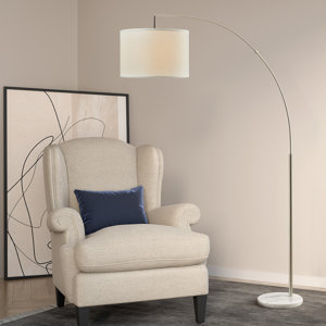 Latitude Run® Modern Arc Floor Lamp For Living Room Arching Hanging ...