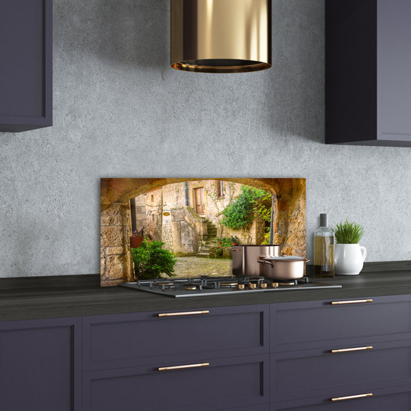 Ebern Designs Splashback - Backsplash - Cooker Hob Wall Splashback ...