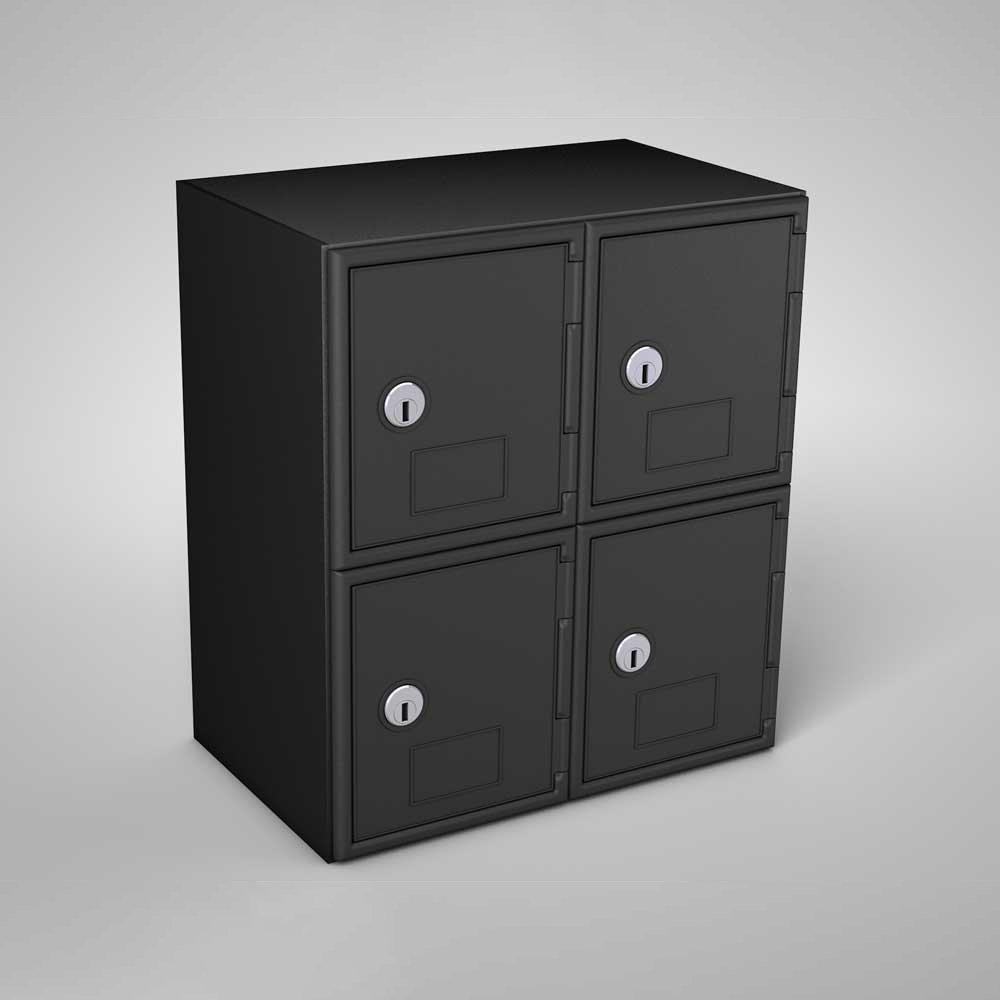 United Visual Products 2 - Tier 12'' Cell Phone Locker with Built In ...