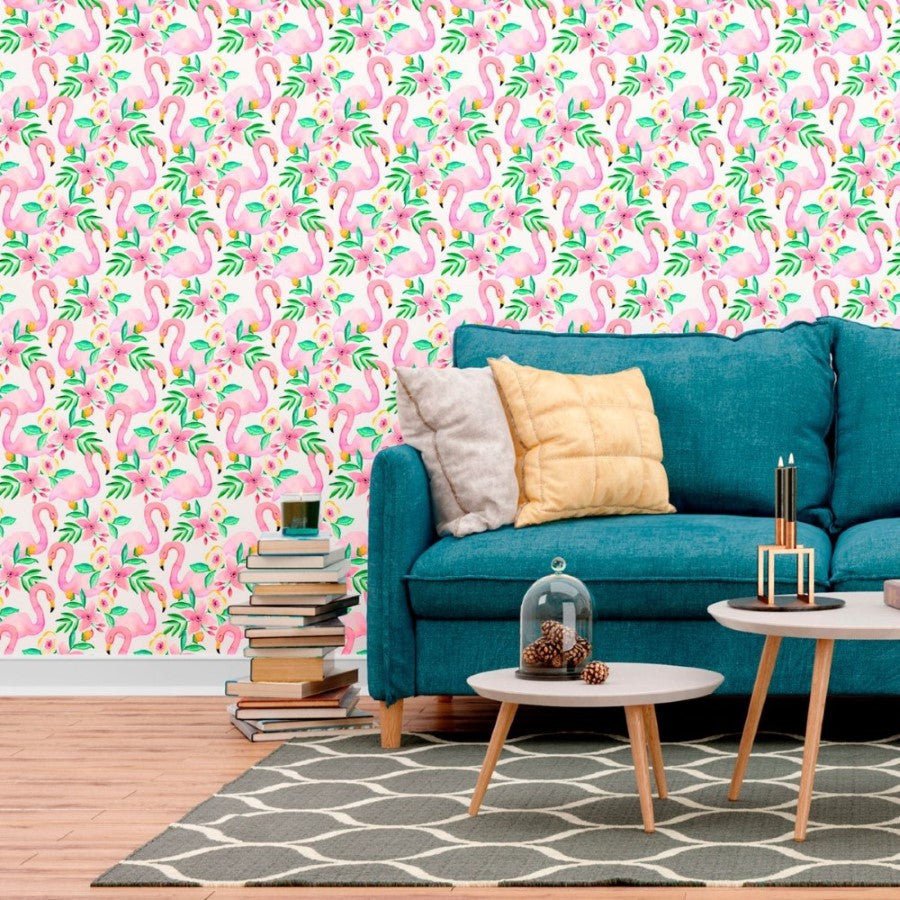 Bay Isle Home Ranieri Peel & Stick Animal Print Wallpaper | Wayfair