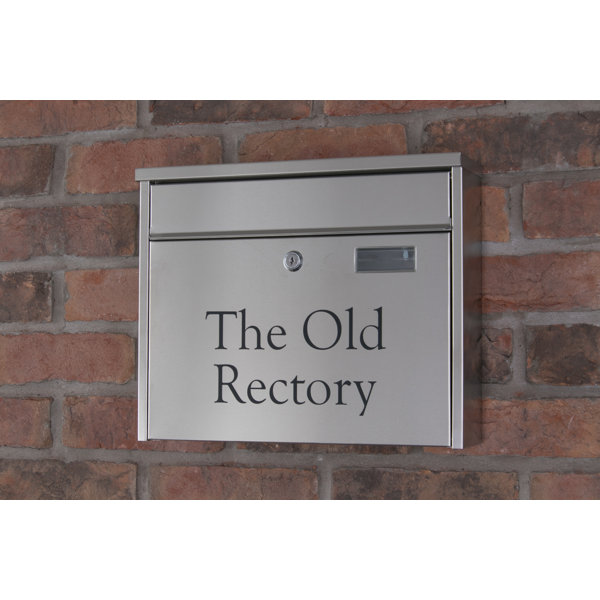 Dakota Fields Limewood Locking Wall Mounted Letter Box | Wayfair.co.uk