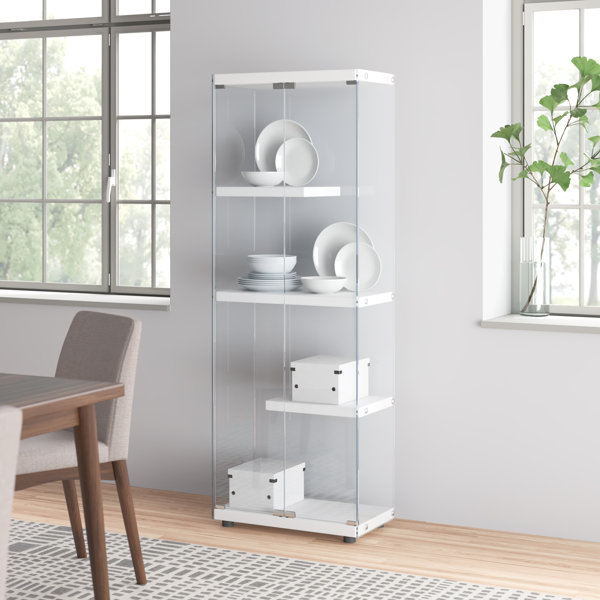 Rectangular-curio-cabinets | Wayfair