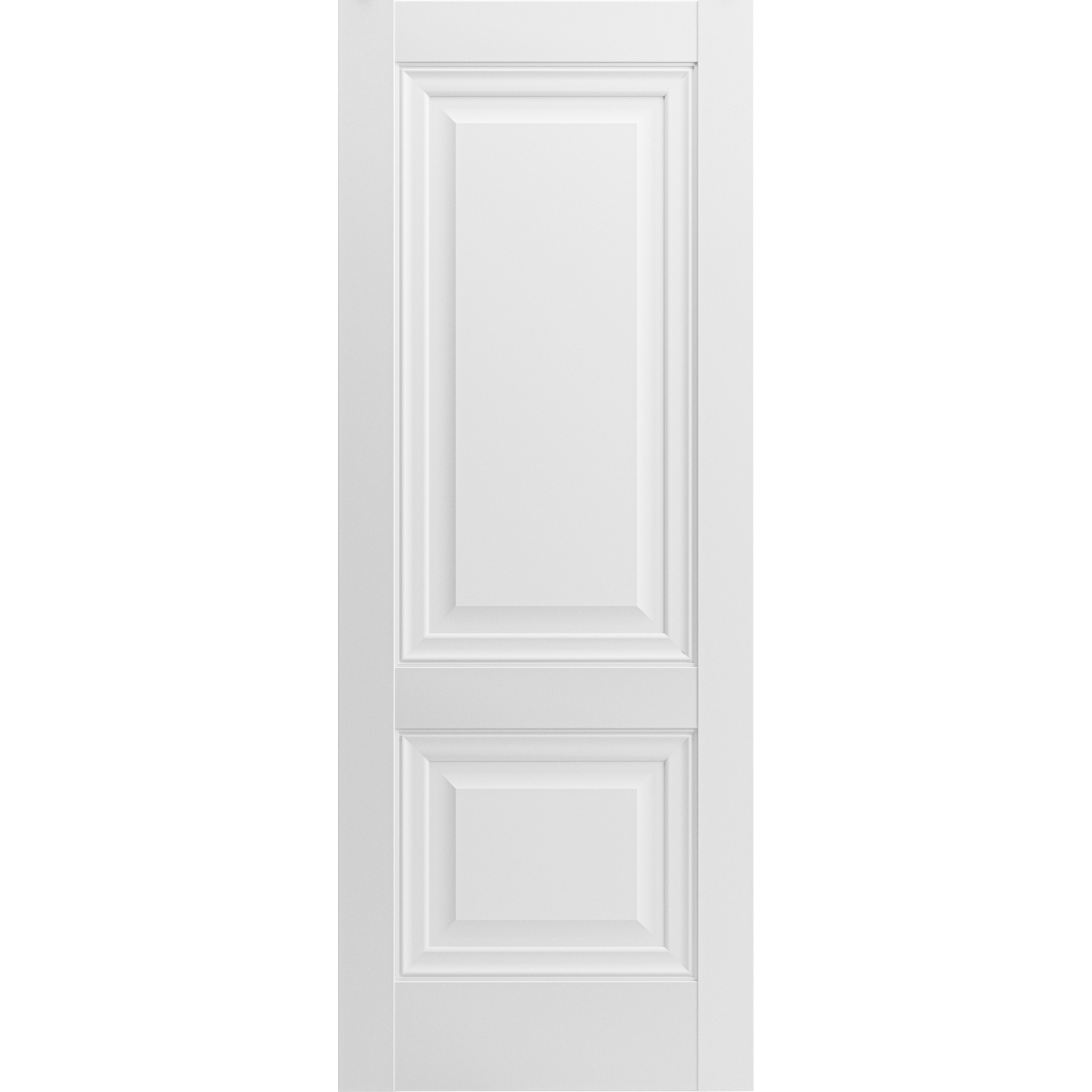 SARTODOORS Lucia Paneled Wood Standard White Door Slab | Wayfair