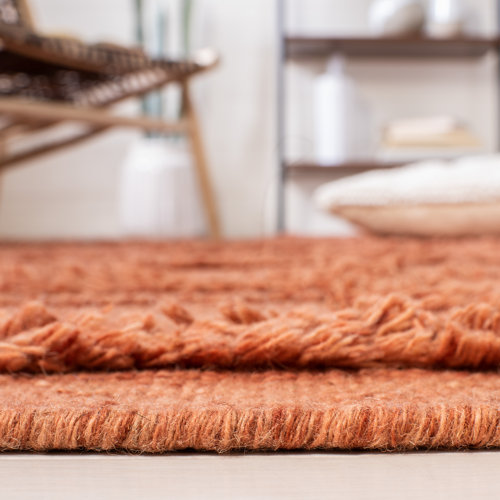 Laurel Foundry Modern Farmhouse Hartzler Handmade Flatweave Rust/Orange ...