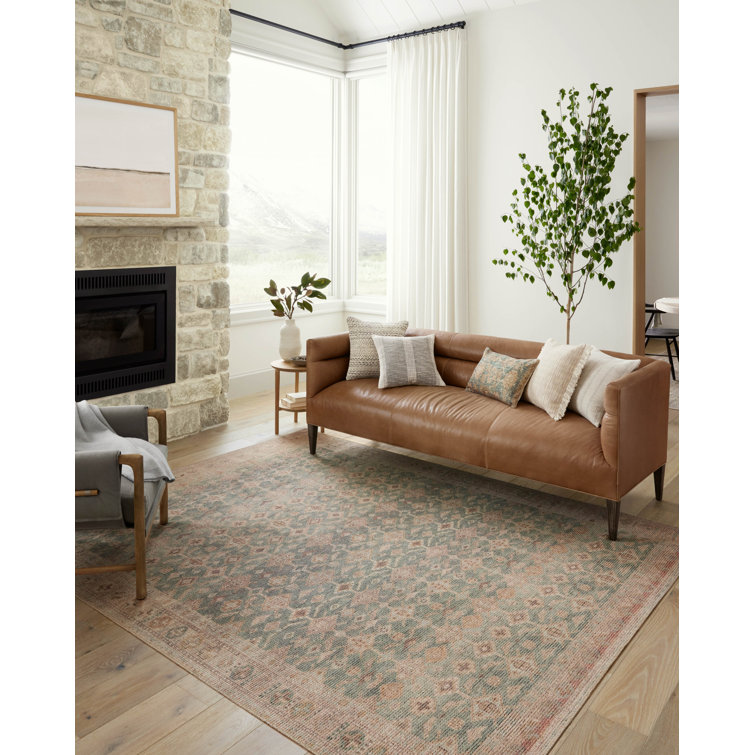Angela Rose x Loloi Aubrey Aqua / Sand Area Rug & Reviews | Wayfair