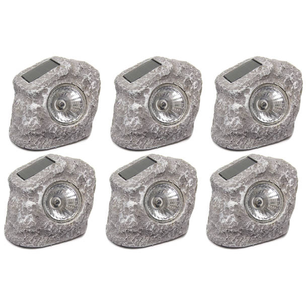 Wind & Weather Lighted Art Glass Decorative Glowing Garden Rocks | Wayfair