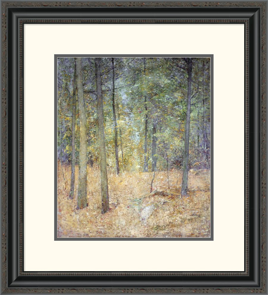 Global Gallery A Light In The Forest by Soren Emil Carlsen - Picture ...