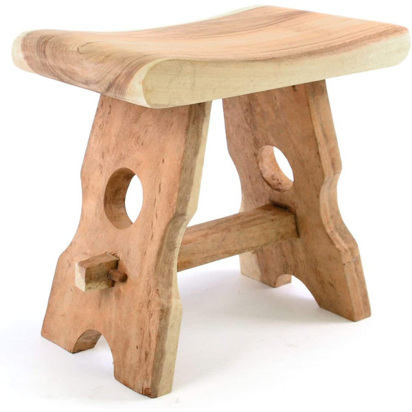 Loon Peak® Chrishona 19'' W Wood Shower Bench | Wayfair