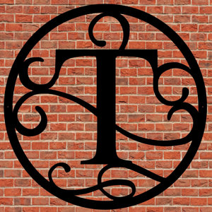 Winston Porter "Fancy Vine" Letter Monogram Wall Decor & Reviews | Wayfair