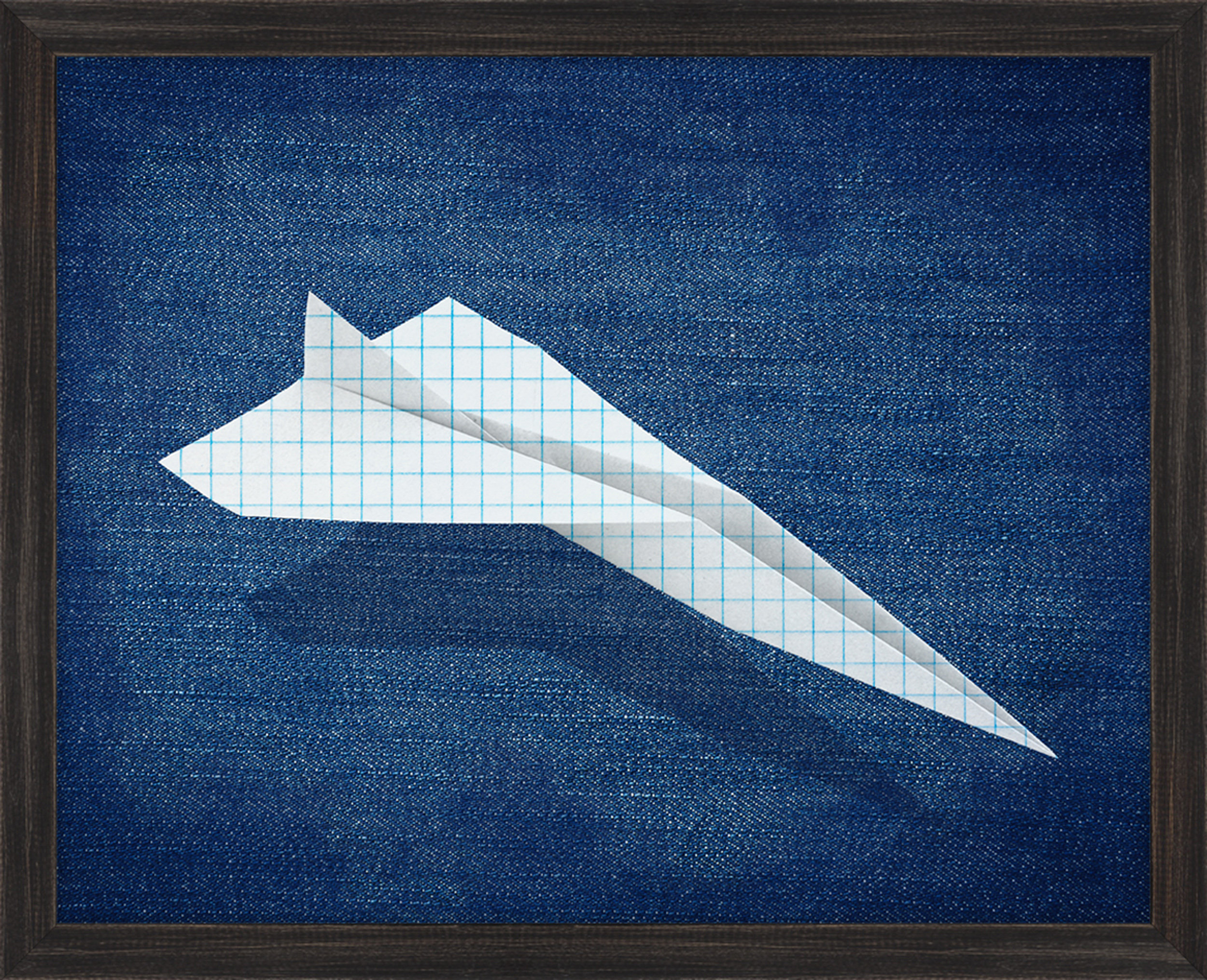 Melissa Van Hise Paper Airplane - Picture Frame Graphic Art | Wayfair