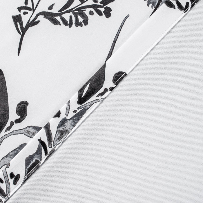 Red Barrel Studio® Jaeven Floral Tailored 52'' W Window Valance ...