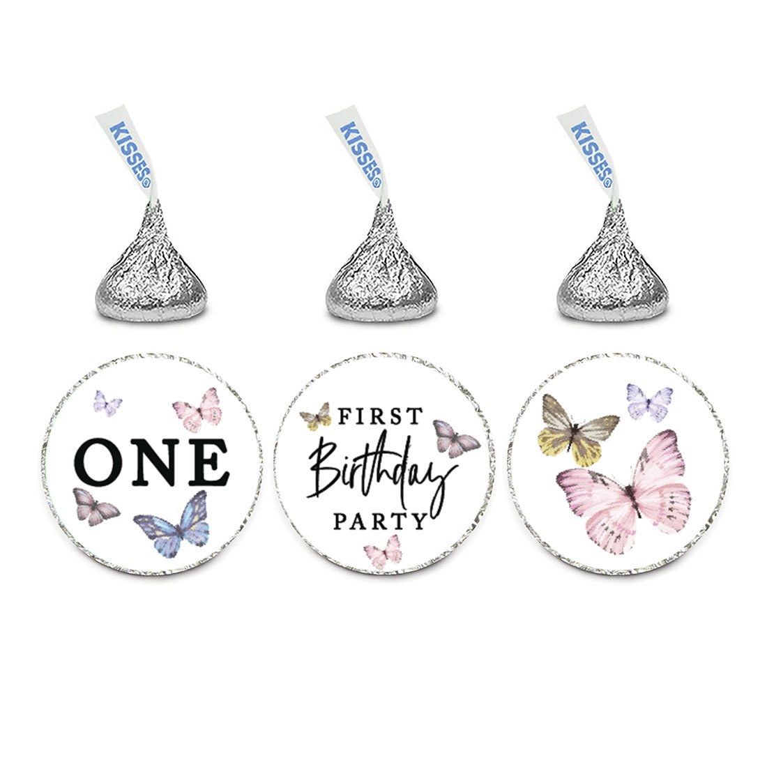 Koyal Wholesale Butterfly Birthday Chocolate Drop Label Stickers For ...