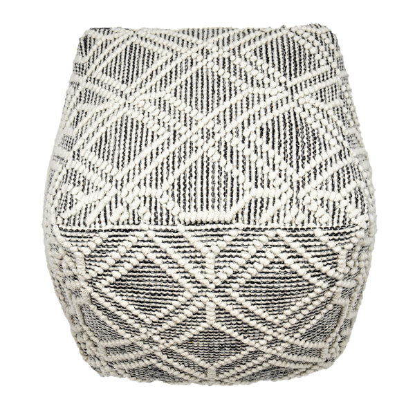 LOOMINAIRE Upholstered Pouf & Reviews | Wayfair