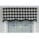 RLF Home Gingham Cotton Scalloped 50'' Window Valance | Wayfair