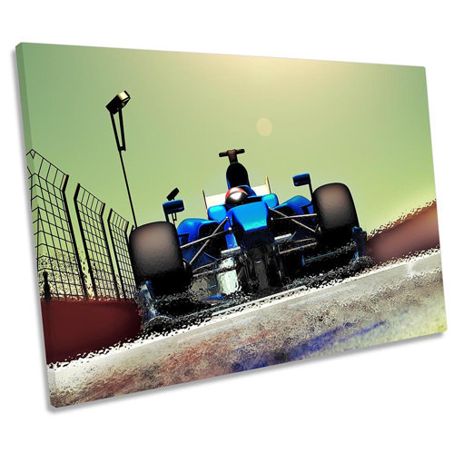 Ebern Designs Race Car Fast Formula One - Wrapped Canvas Art Prints ...
