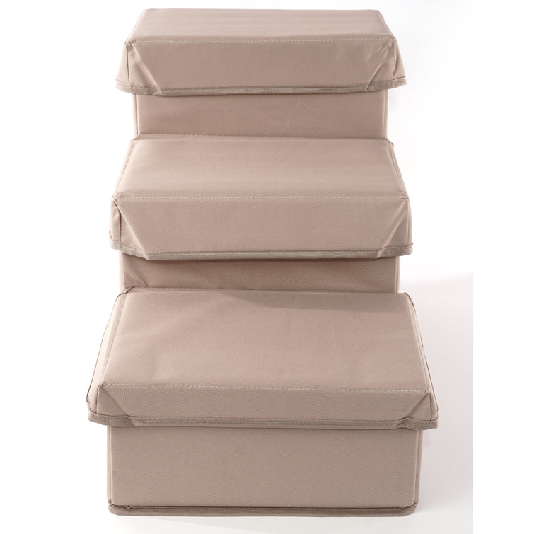 Tucker Murphy Pet™ Wava Padded 3 Step Pet Storage Foldable Steps ...