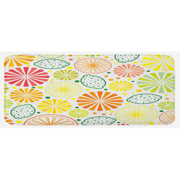Bless international Lemons Kitchen Mat | Wayfair