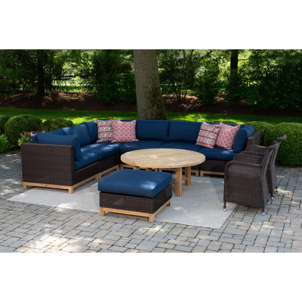 CO9 Design Savannah High-Density Polyethylene (HDPE) Wicker 9 - Person ...