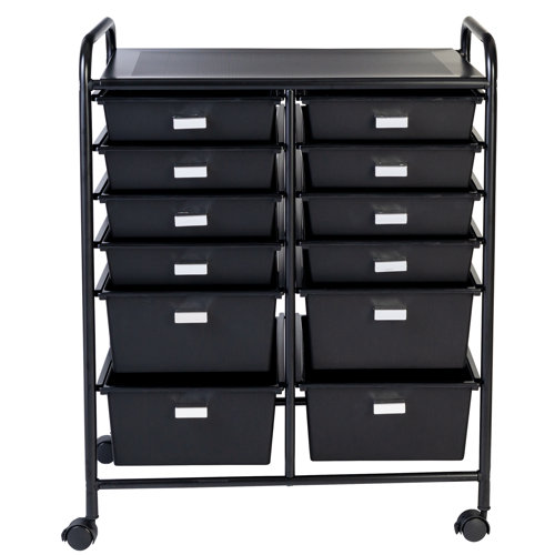 Rebrilliant Aiden 12 Drawer Rolling Storage Chest & Reviews | Wayfair