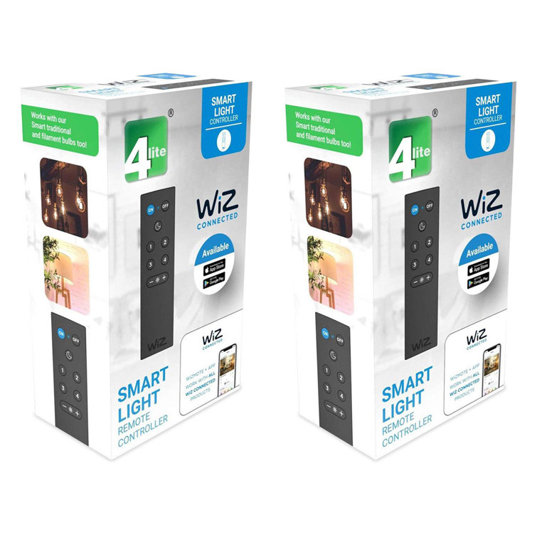 4lite WiZ Connected Smart Light Remote Control Dimmer | Wayfair.co.uk