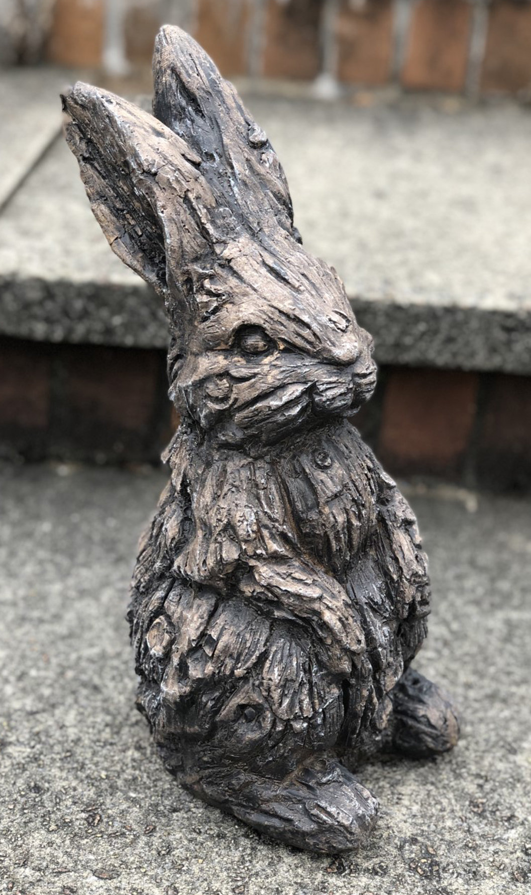 Dakota Fields Lapel Effect Baby Bunny Rabbit Garden Ornament | Wayfair ...