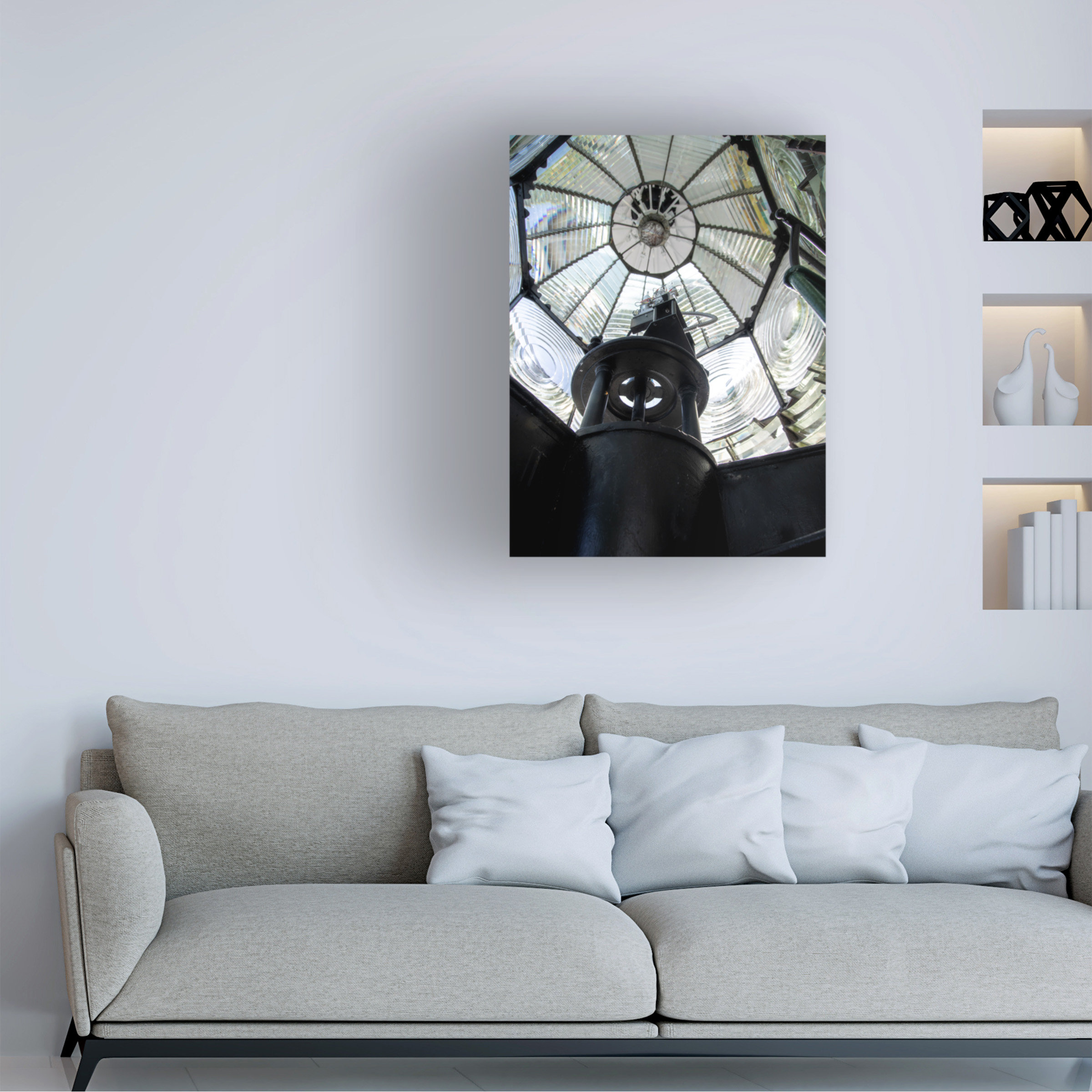 17 Stories Fresnel Lighthouse Lens by Robert Michaud - Wrapped Canvas ...