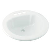 Sterling by Kohler Vikrell Circular Drop-In Bathroom Sink with Overflow ...