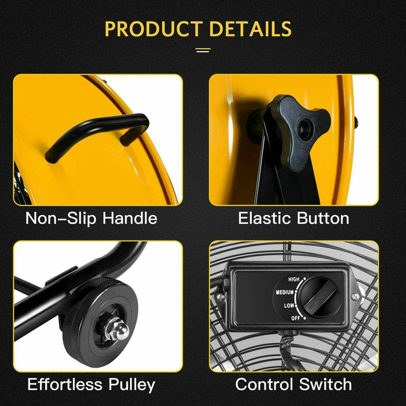 Simple Deluxe 24 Inch Floor Fan & Reviews | Wayfair