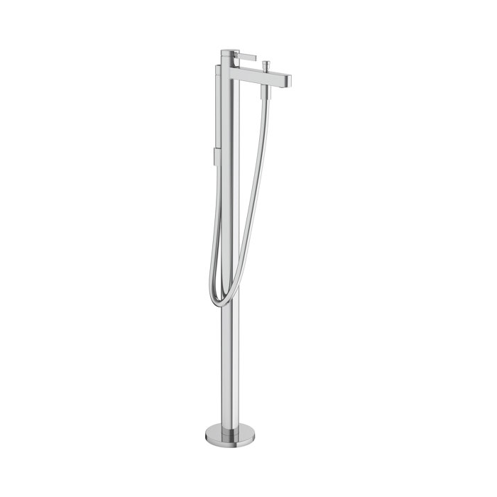hansgrohe Finoris Freestanding Tub Filler Trim with 1.75 GPM Handshower ...