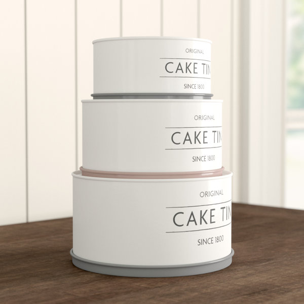 Mason Cash Innovative Kitchen 3 Piece Cake Tin Set & Reviews | Wayfair ...