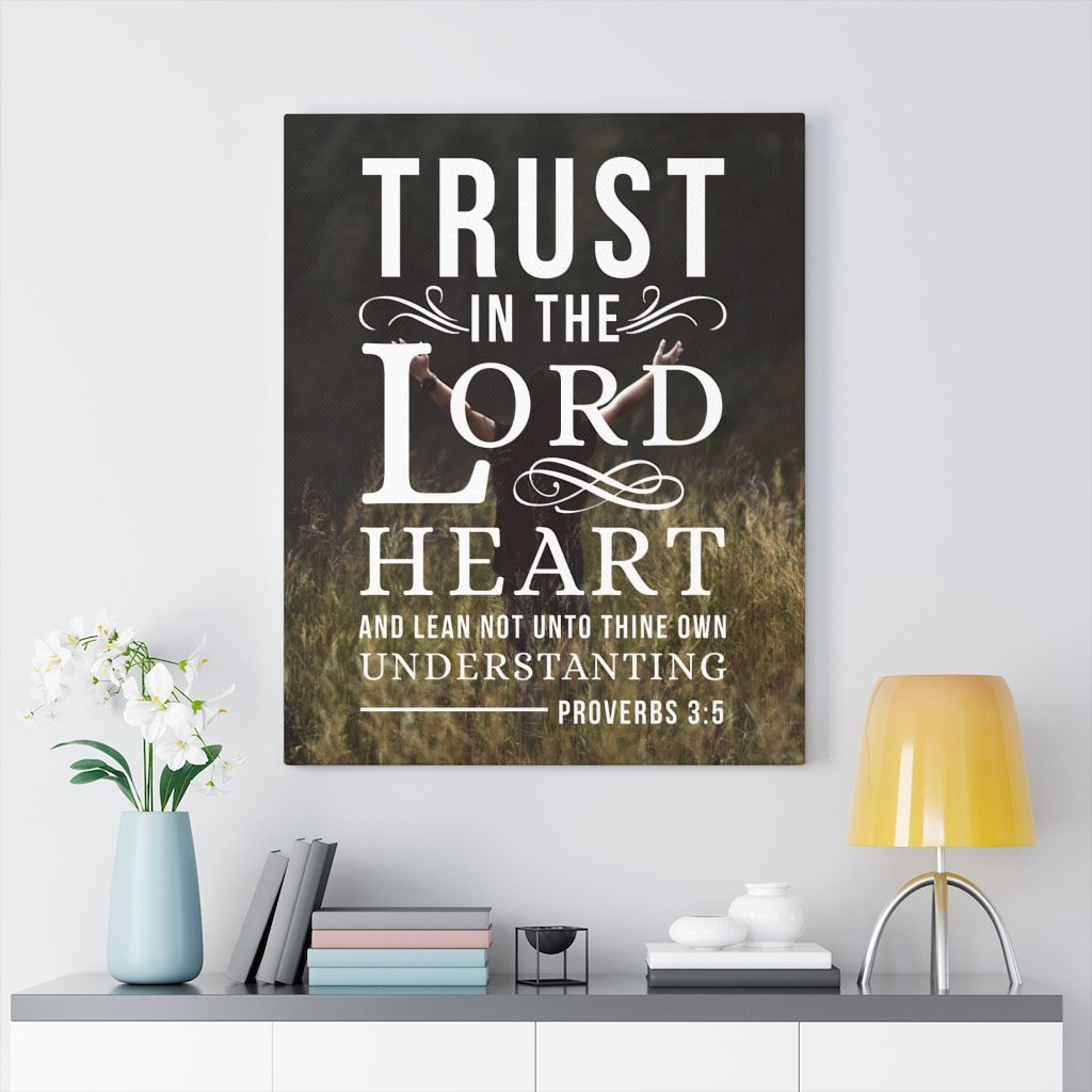 Express Your Love Gifts Trust in The Lord Proverbs 3:5 Christian Wall ...