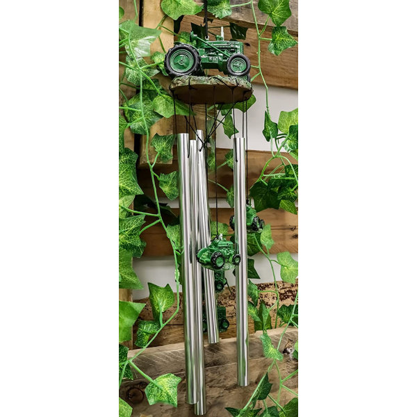 17 Stories Tractor Model Wind Chime | Wayfair