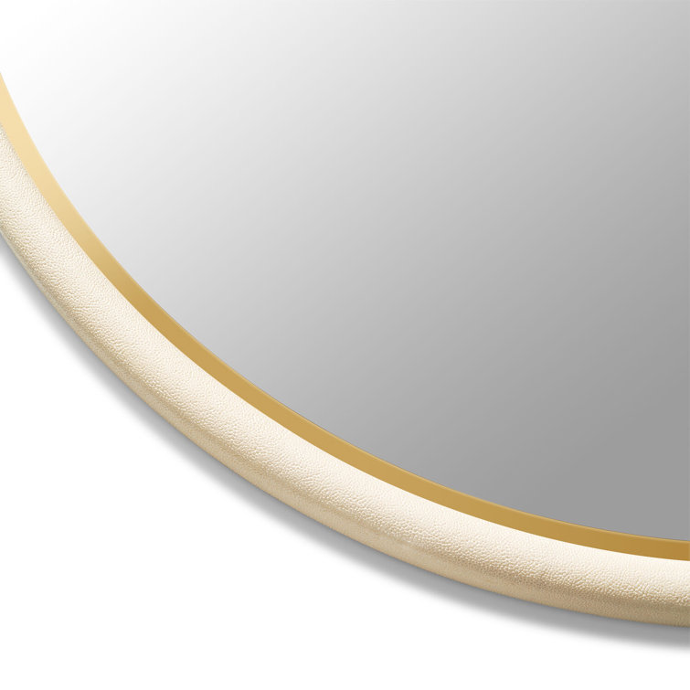 AERIN Shagreen Round Wall Mirror | Perigold