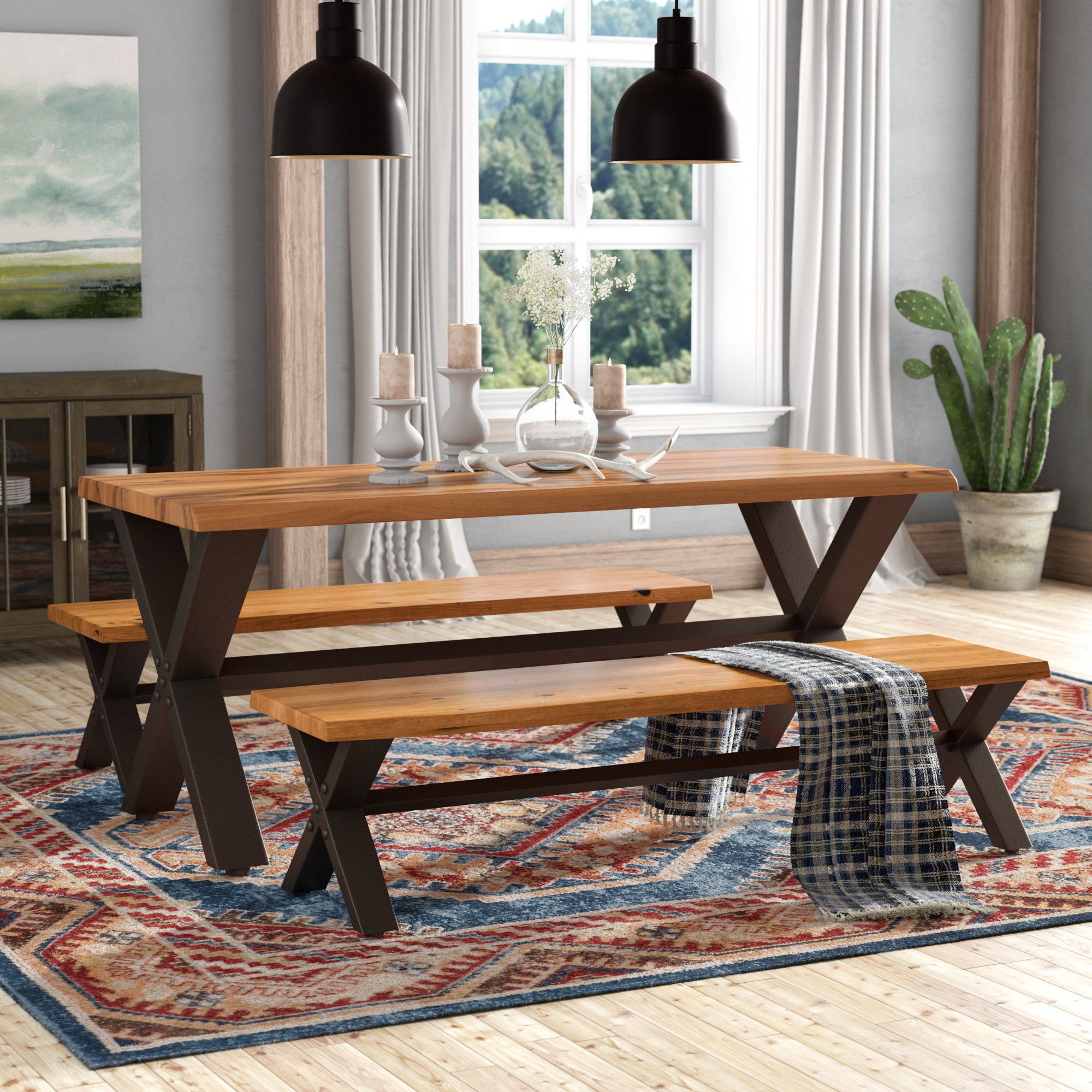 Loon Peak® Batavia 4 - Person Dining Set & Reviews | Wayfair