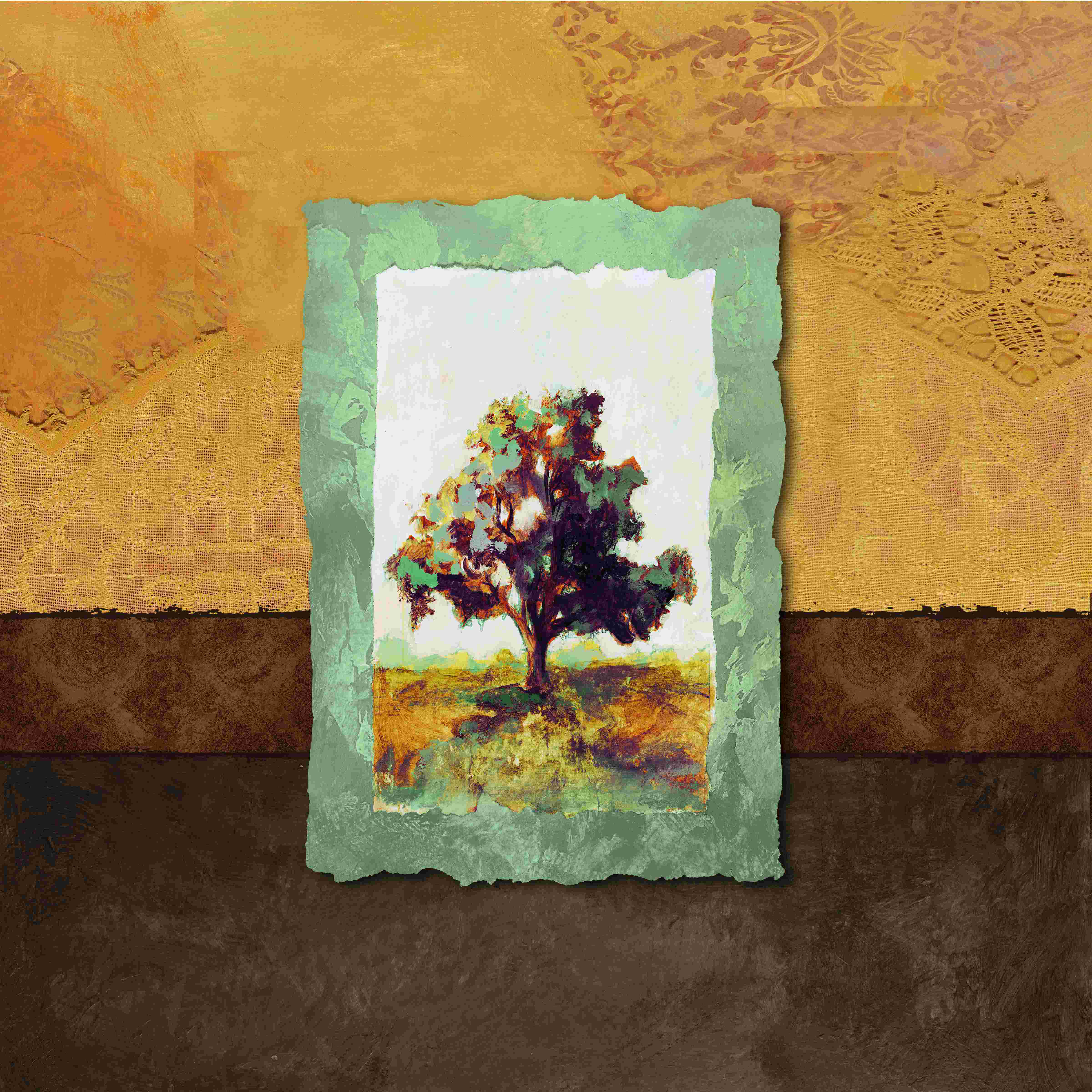 Winston Porter Collage A Tree - Wrapped Canvas Print | Wayfair