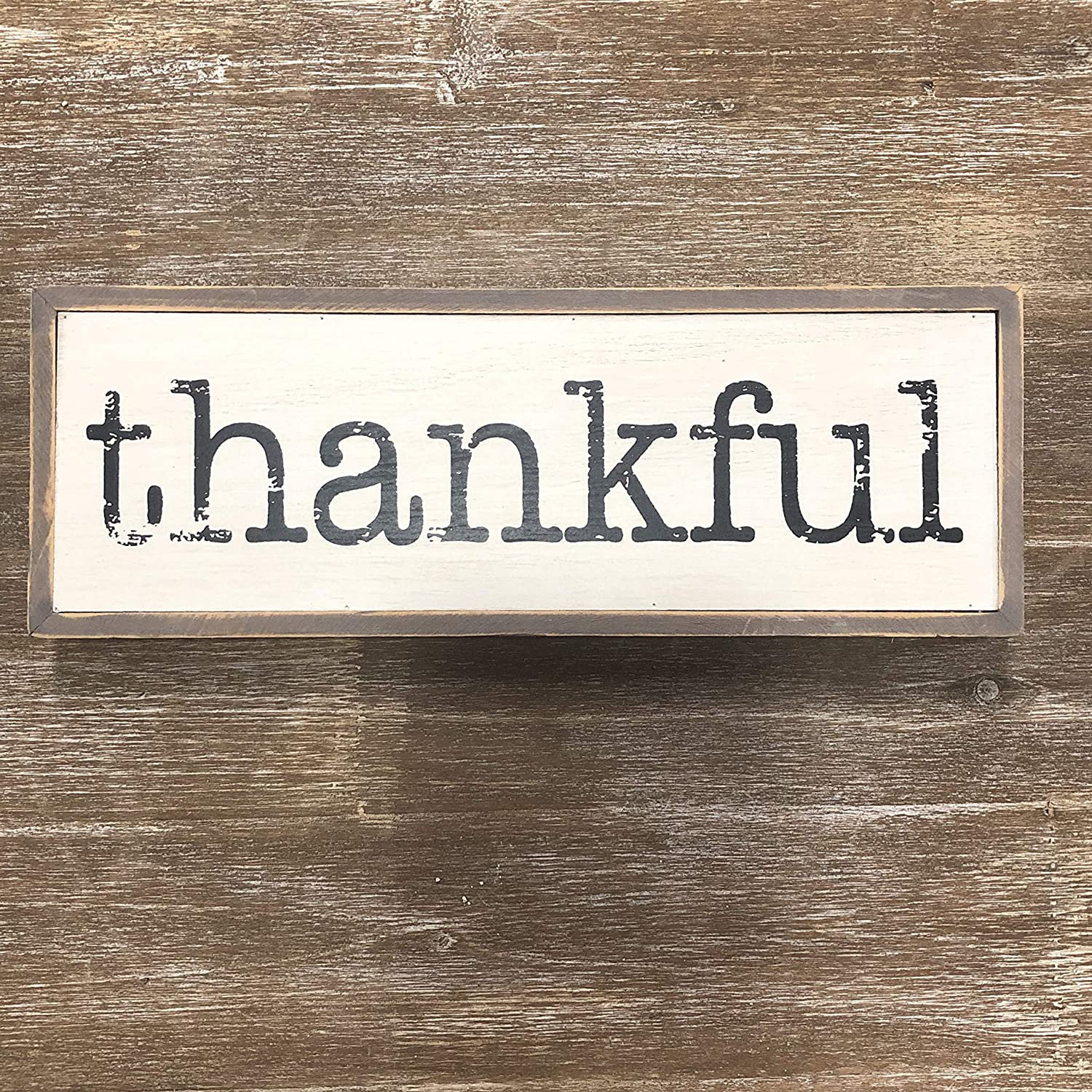 Gracie Oaks Thankful Letter Block & Reviews | Wayfair
