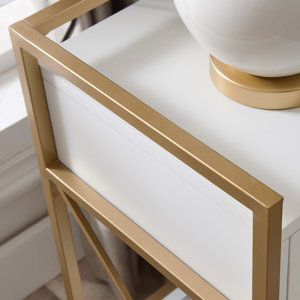 Brayden Studio® Claudette Solid + Manufactured Wood Side Table ...