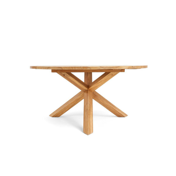 Winston All-Natural Teak Outdoor 60" Round Dining Table | Wayfair
