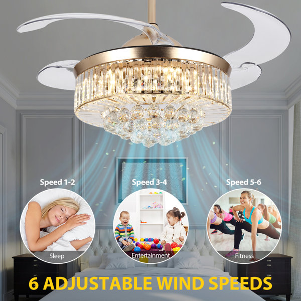 Crystal-fans | Wayfair