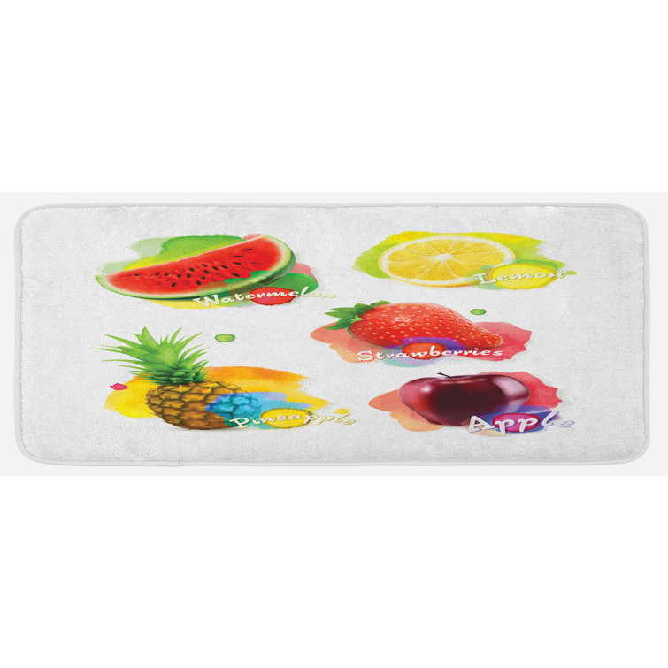 East Urban Home Fruit Kitchen Mat | Wayfair