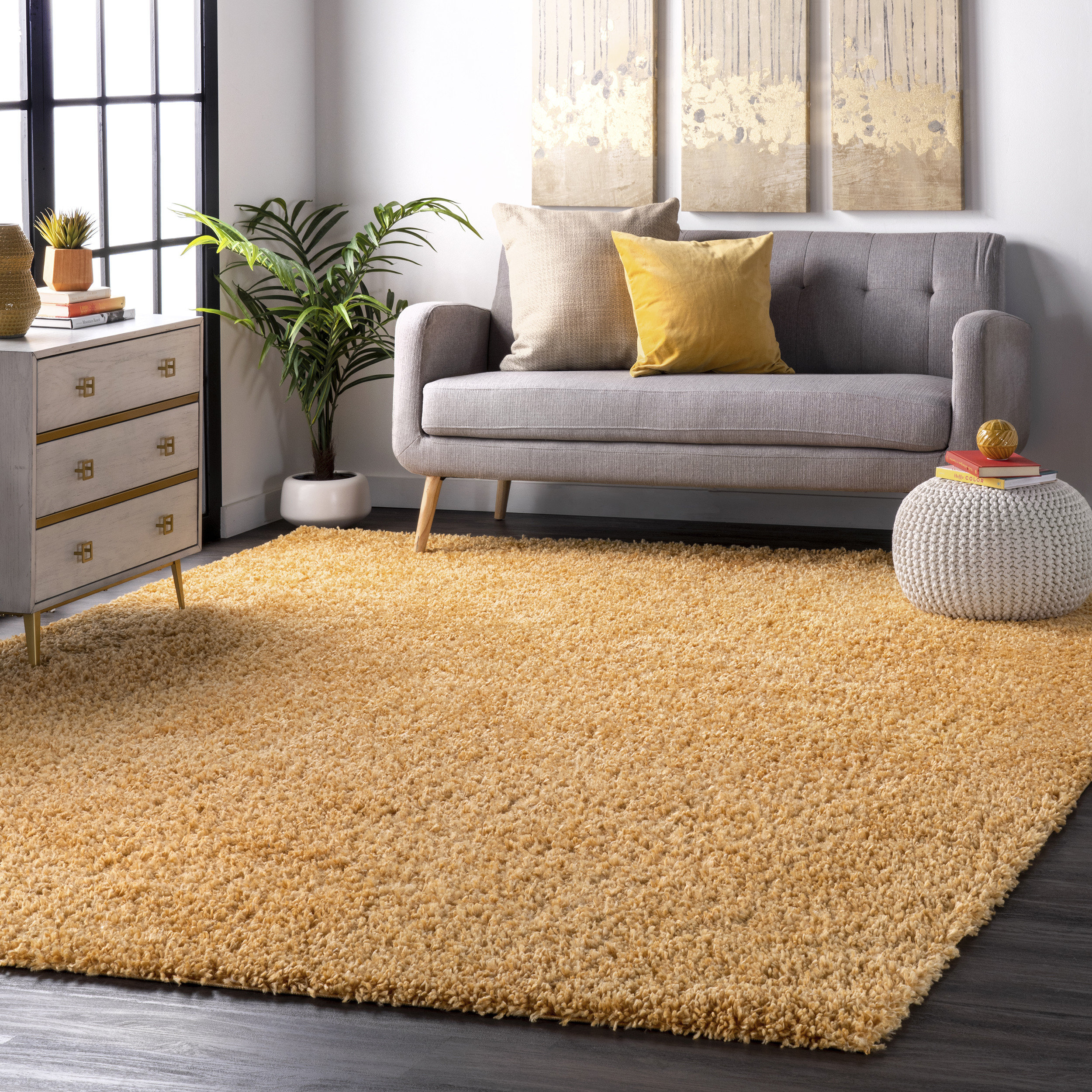 Bay Isle Home Schiavo Yellow Area Rug & Reviews | Wayfair